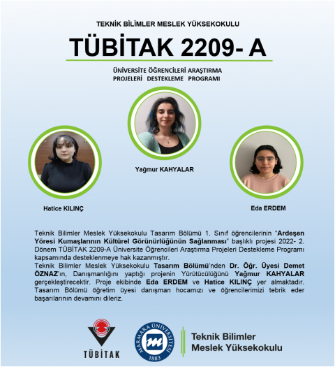 Teknik Bilimler Meslek Yüksekokulu Öğrencilerimizin TÜBİTAK 2209-A ...
