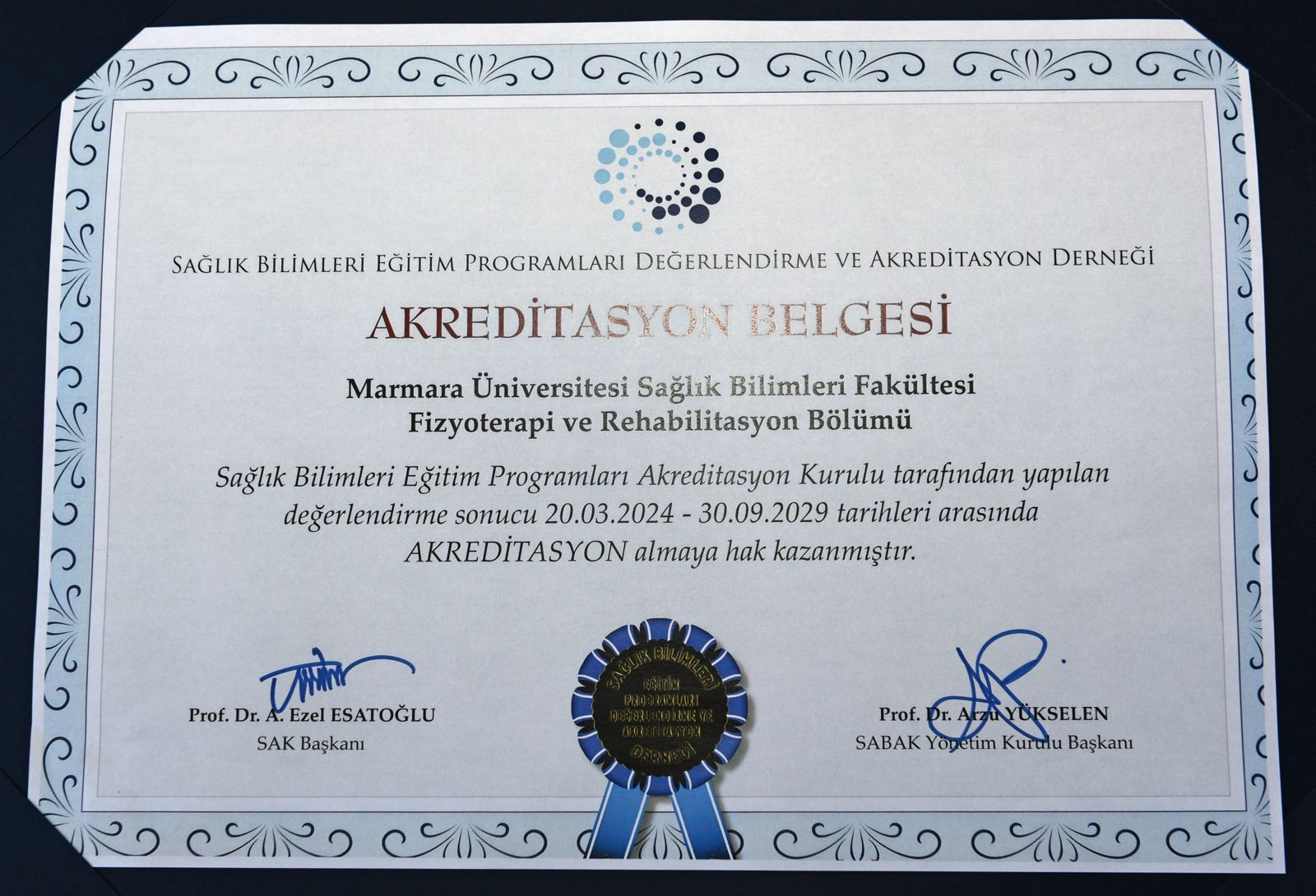 Marmara University Faculty of Health Sciences Receives Second ...