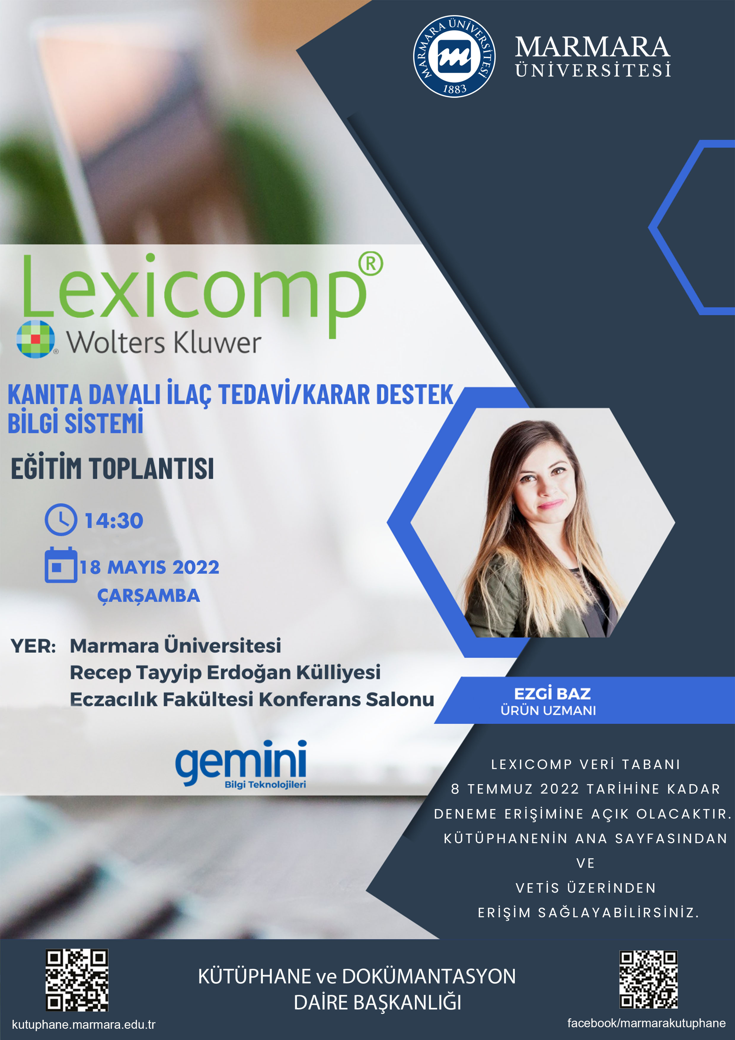 Lexicomp Veri Tabanının Etkin Kullanımına Yönelik Eğitim | Marmara ...
